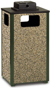 outside waste cans, outside waste receptacle, outside garbage cans ...